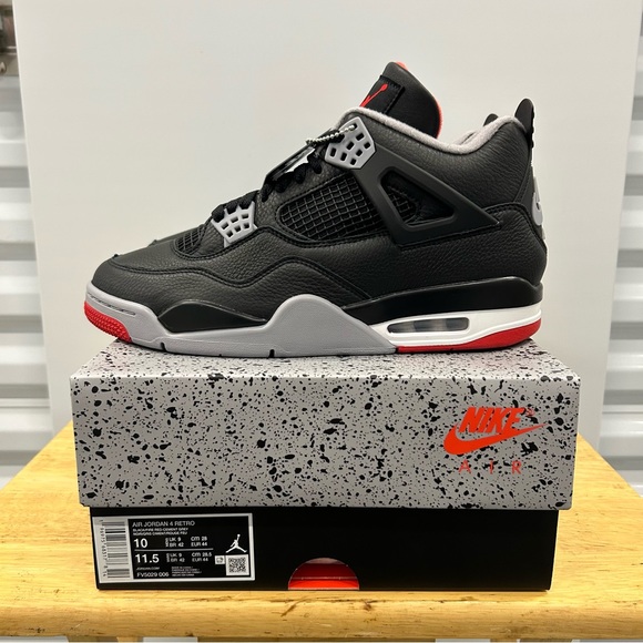 Jordan | Shoes | Nike Air Jordan 4 Iv Retro Bred Reimagined Fv529006 Sz ...